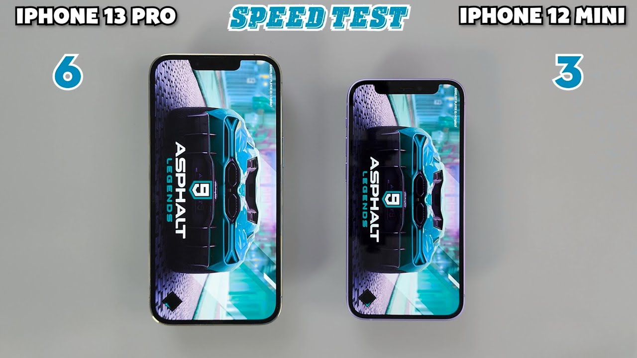 iPhone 13 Pro vs iPhone 12 Mini | Speedtest & Camera Comparison - YouTube