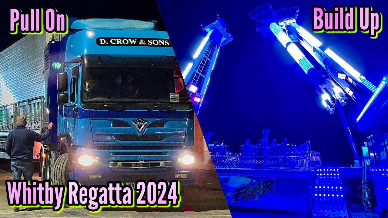 Whitby Regatta Fair Pull On & Build Up August 2024 - YouTube