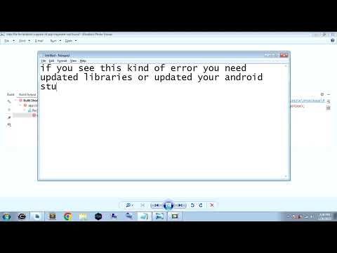 class file for android support v4 app Fragment not found