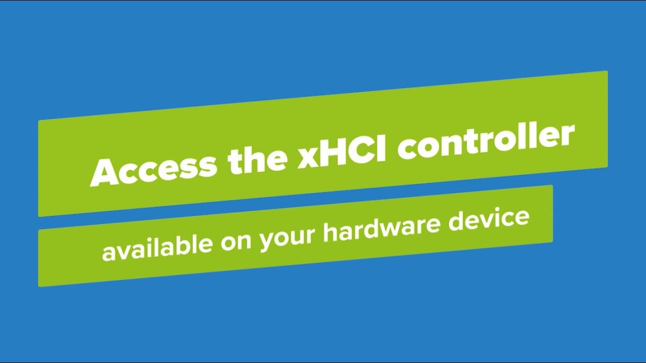 How to access the xHCI controller available on your hardware device ...