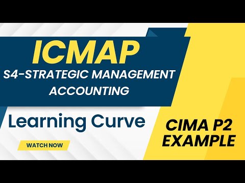 Learning Curve | CIMA P2 Example | #icmap S4-SMA Lectures - YouTube