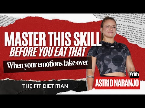 When Your Emotions Feel Like a Storm & Food Feels Like the immediate Shelter, use this SKILL