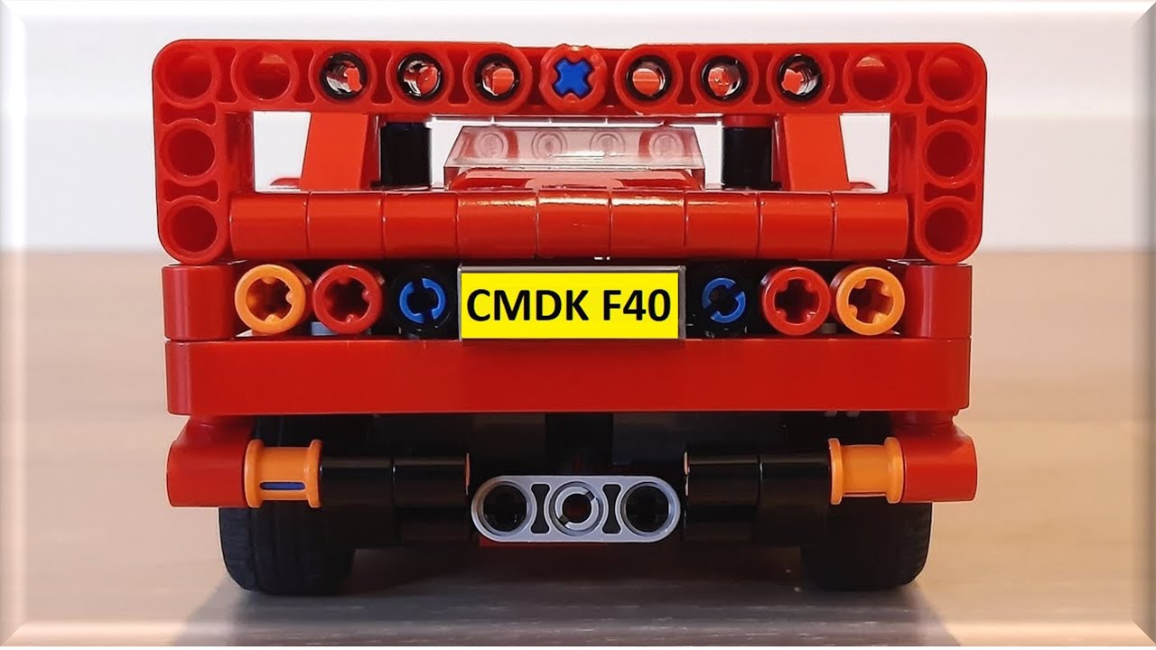Lego Technic FERRARI F40 Mini MOC - YouTube