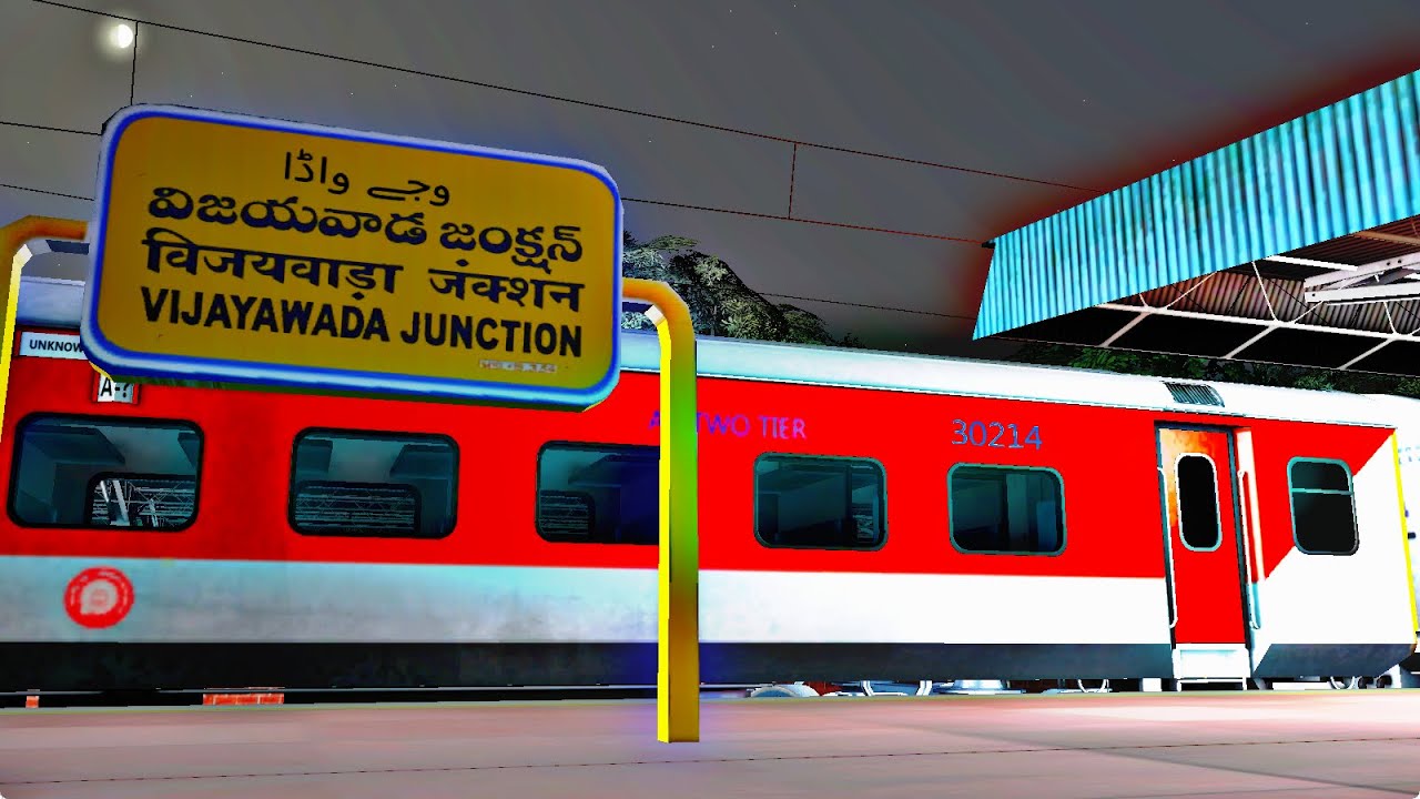 🚂Charminar Express Journey Hyderabad to Vijayawada • Railworks Train ...