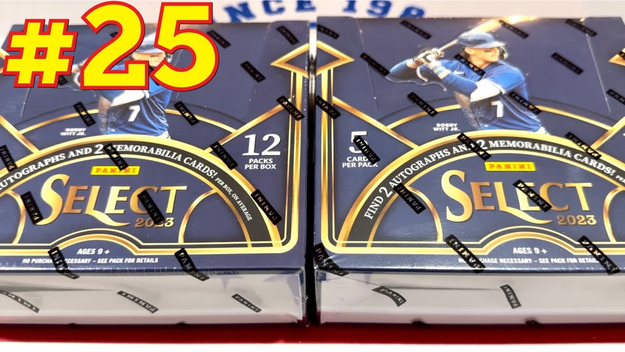 2023 SELECT BASEBALL BOX OPENING! Top 40 Countdown! - YouTube