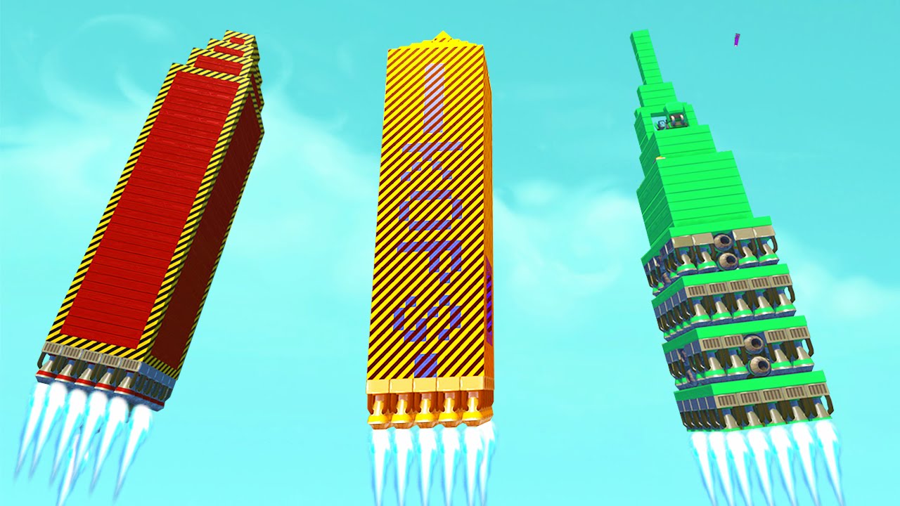 WHO HAS THE BEST ROCKET CHALLENGE! (Scrap Mechanic) - YouTube