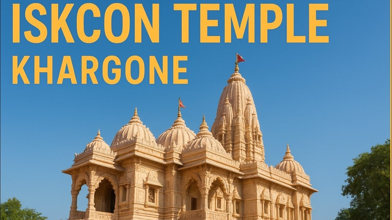 ISKCON Temple Khargone (MP) | Divine Visit | Beautiful Temple Tour | RK ...