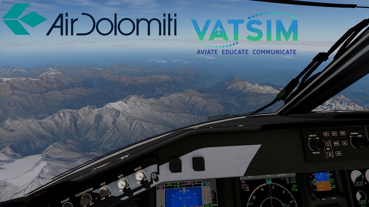 Realism Overload: Air Dolomiti E195 Final into Munich | VATSIM ATC | X ...