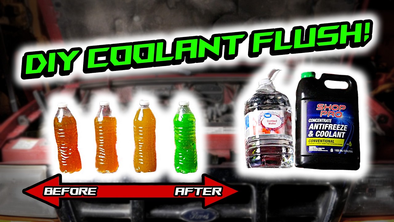 DIY Coolant Flush Tutorial | Works for Any Vehicle (Ford Ranger Example ...