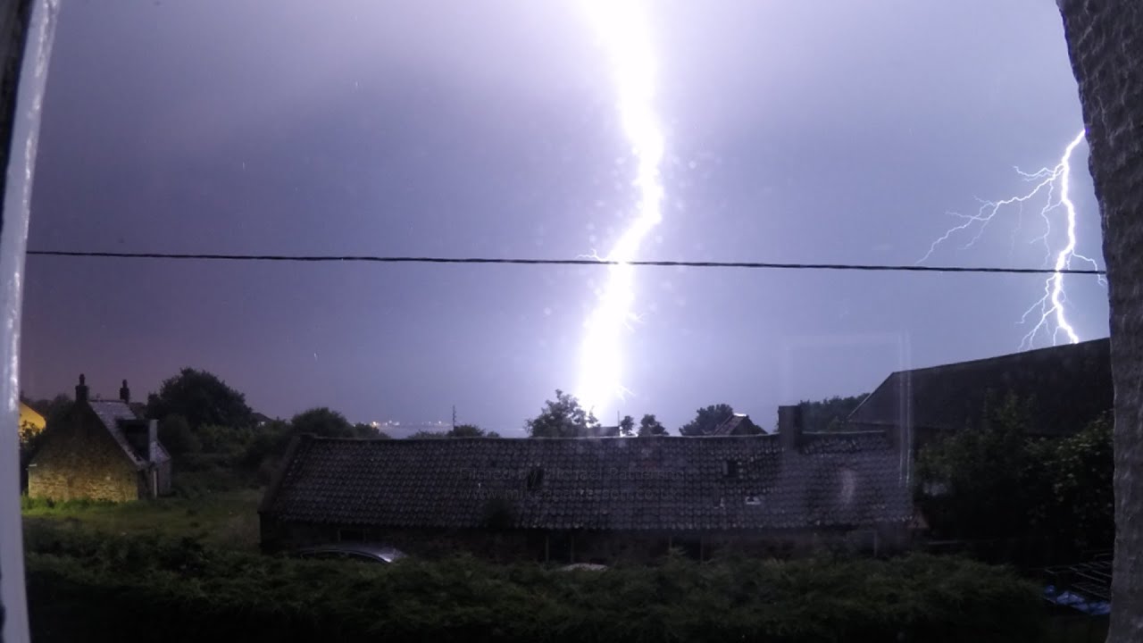 GoPro Hero 4 Silver | Lightning storm time lapse (night lapse) - YouTube