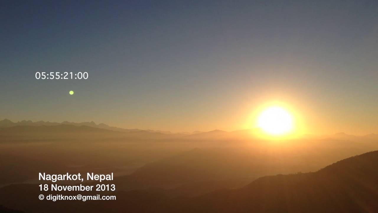 Nagarkot, Nepal | Most Spectacular Sunrise View [1080p] - YouTube