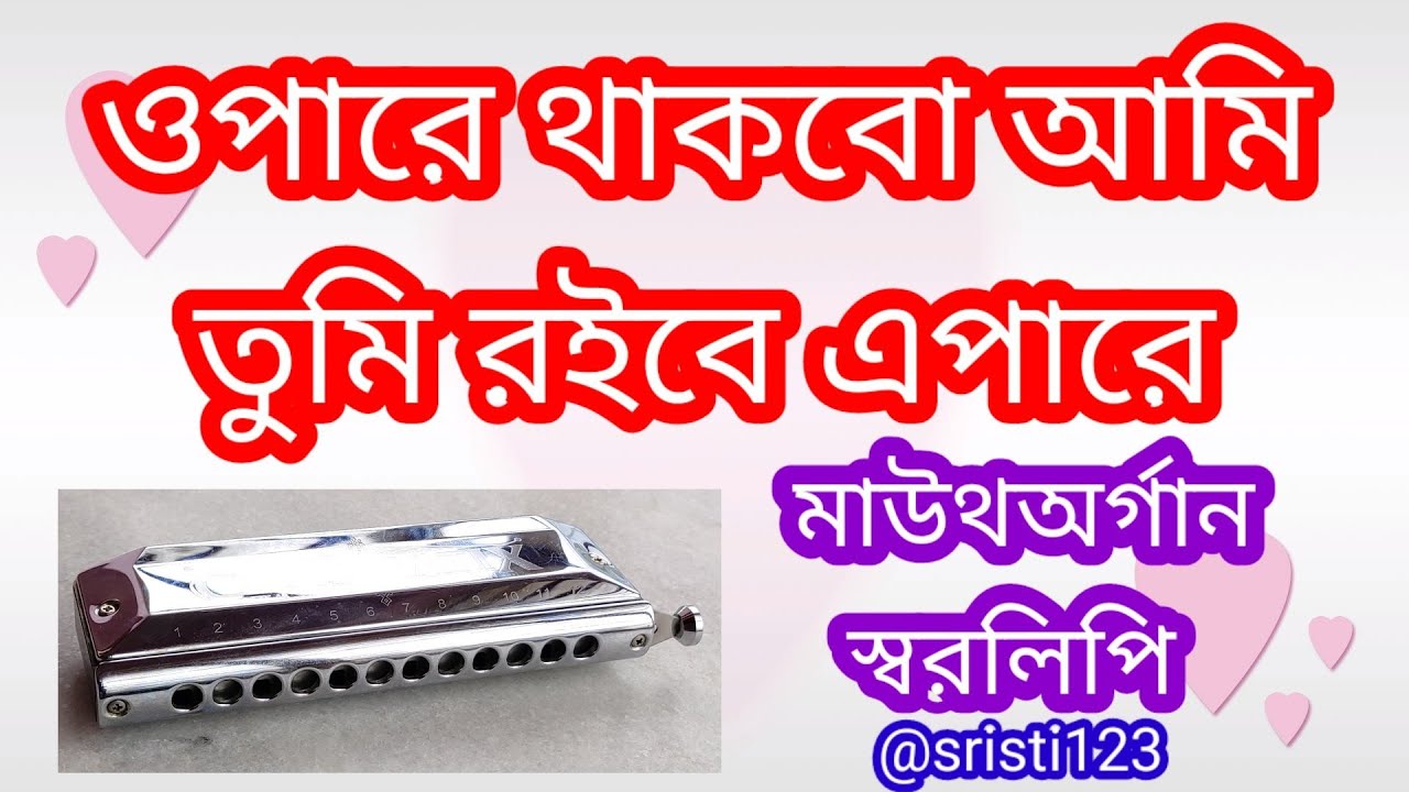 Opare thakbo ami || song of jiban maran || opare thakbo ami notation ...
