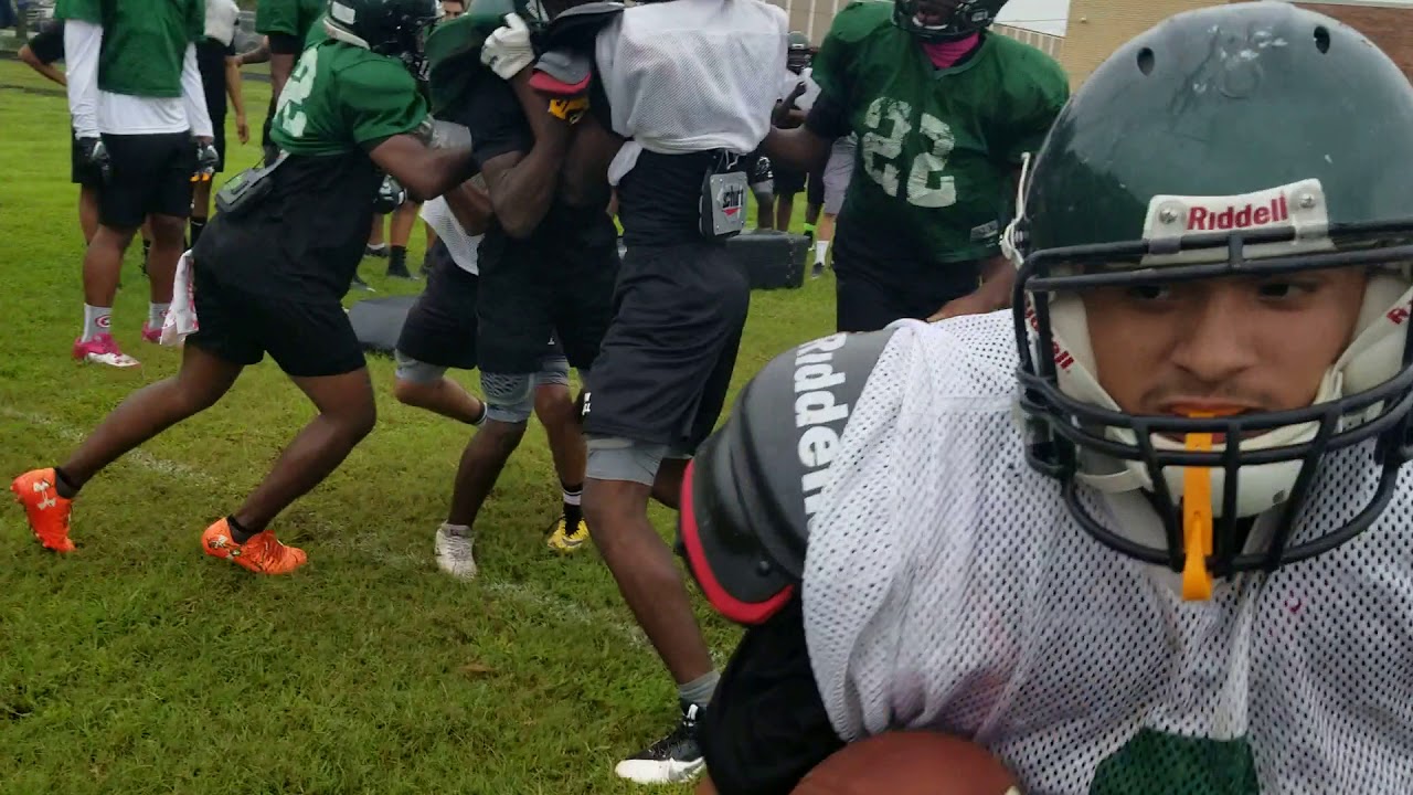 Austin Mustangs Oklahoma drills part 2 - YouTube