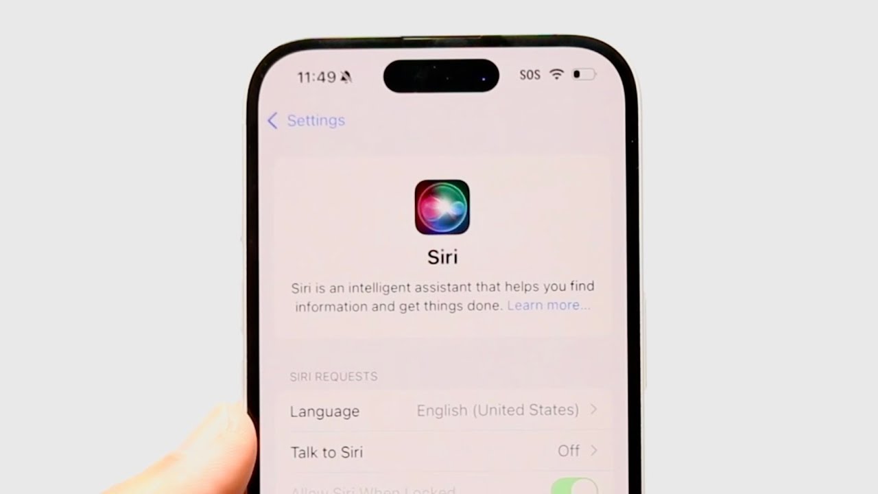 How To Enable Siri & New Siri On iOS 18! - YouTube