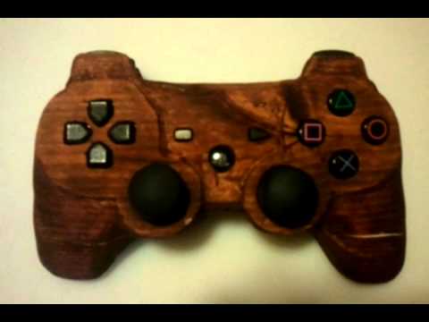 Real Wood Ps3 controller complete - YouTube