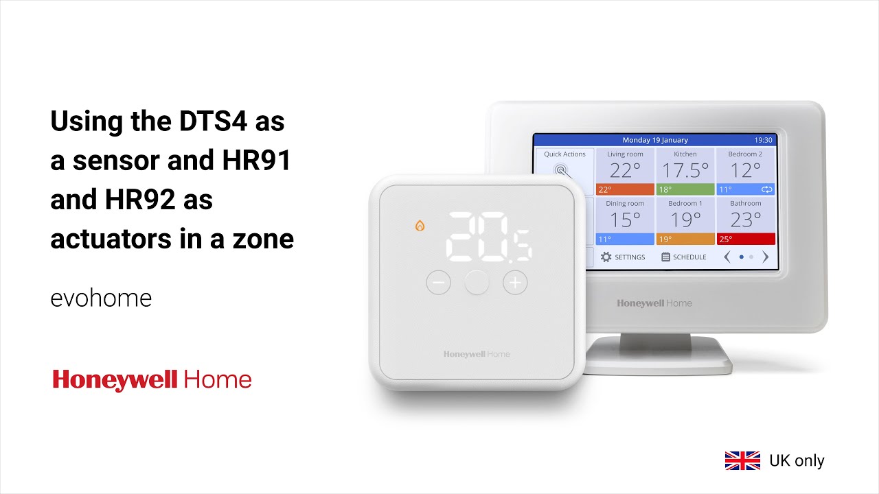 Using the DTS4 as a Sensor with HR91 and HR92 as Actuators in a zone ...
