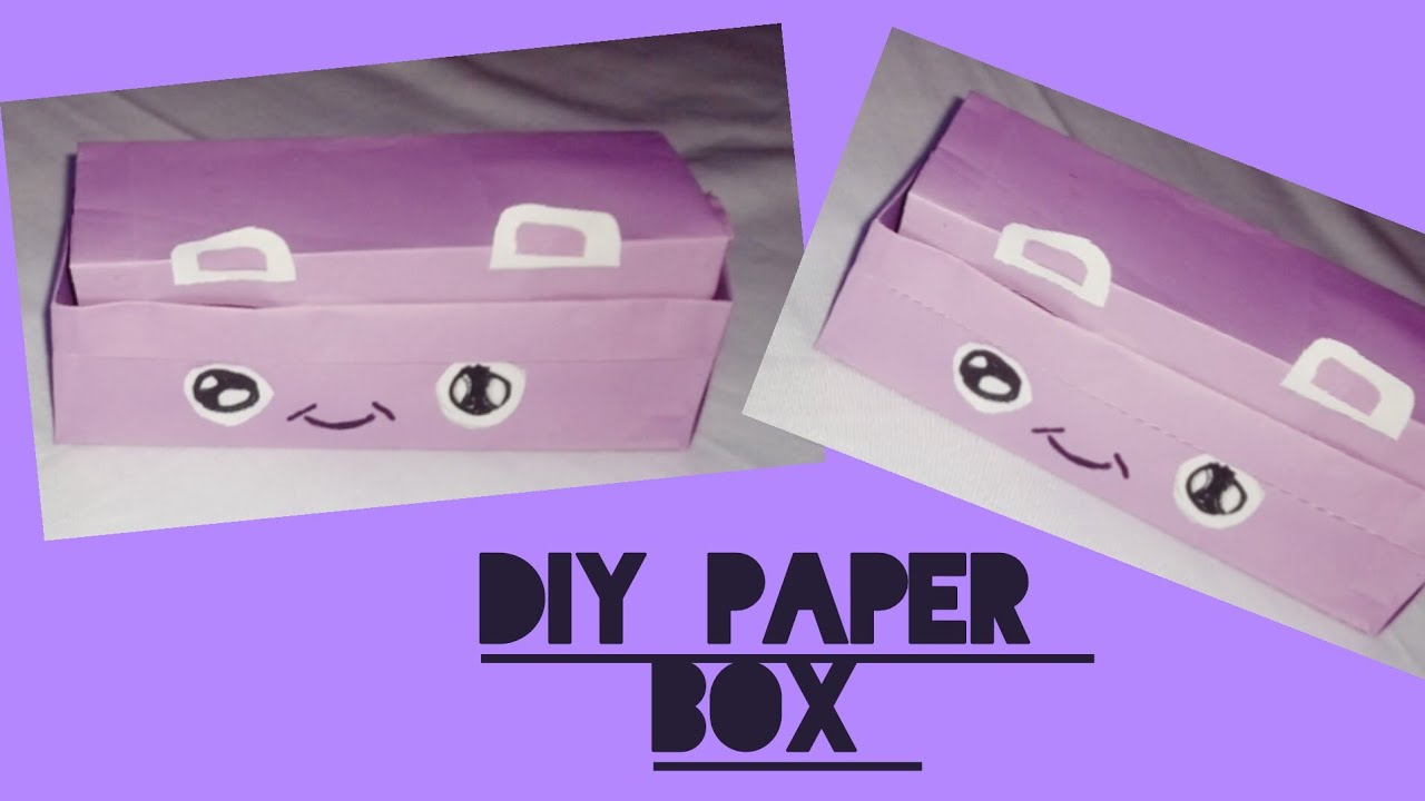 Diy Paper Box | School Craft Ideas | Paper Tutorial - YouTube