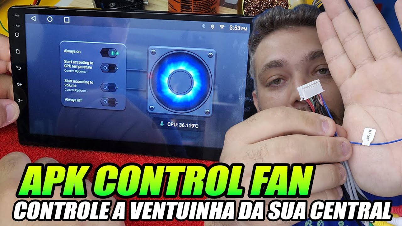 CONTROLE O FAN DA SUA CENTRAL COM O APK CONTROL FAN - YouTube