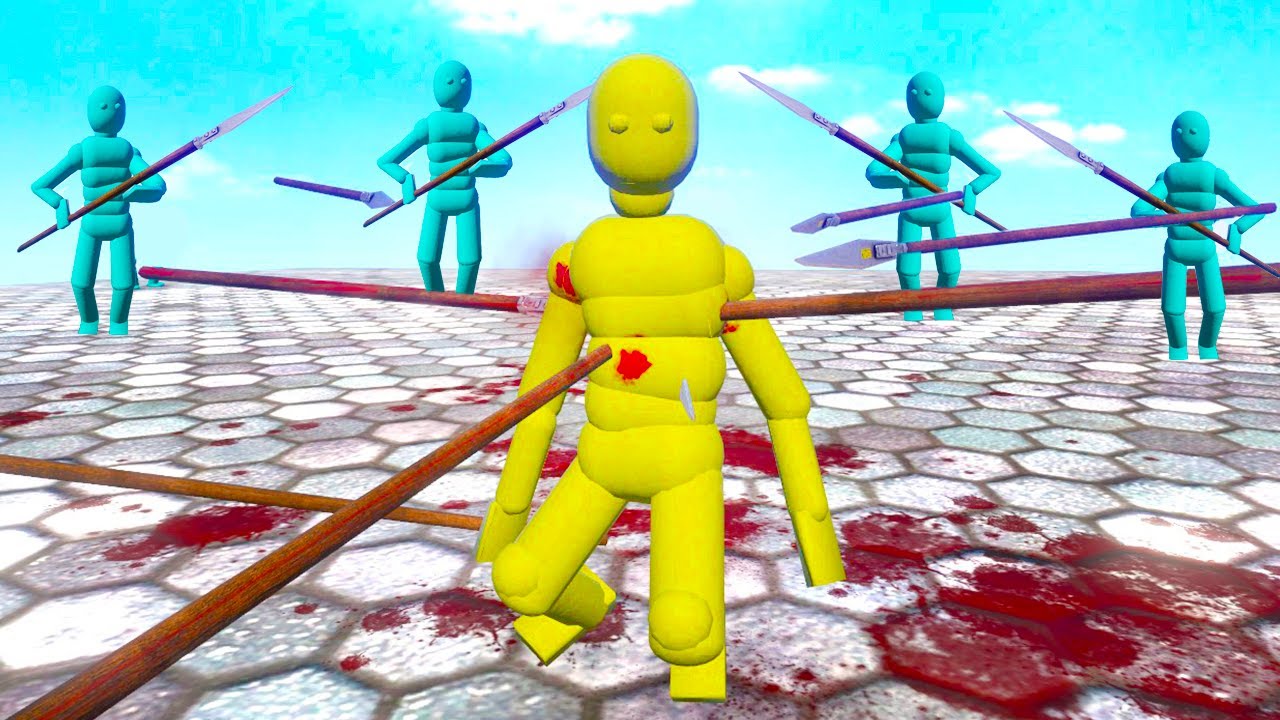 10x Weapon Thrower vs Smart NPC in Overgrowth - YouTube