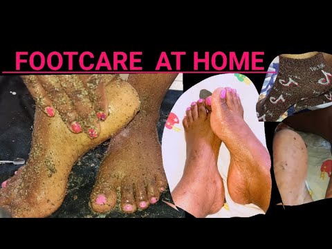 FOOT CARE ROUTINE AT HOME - YouTube