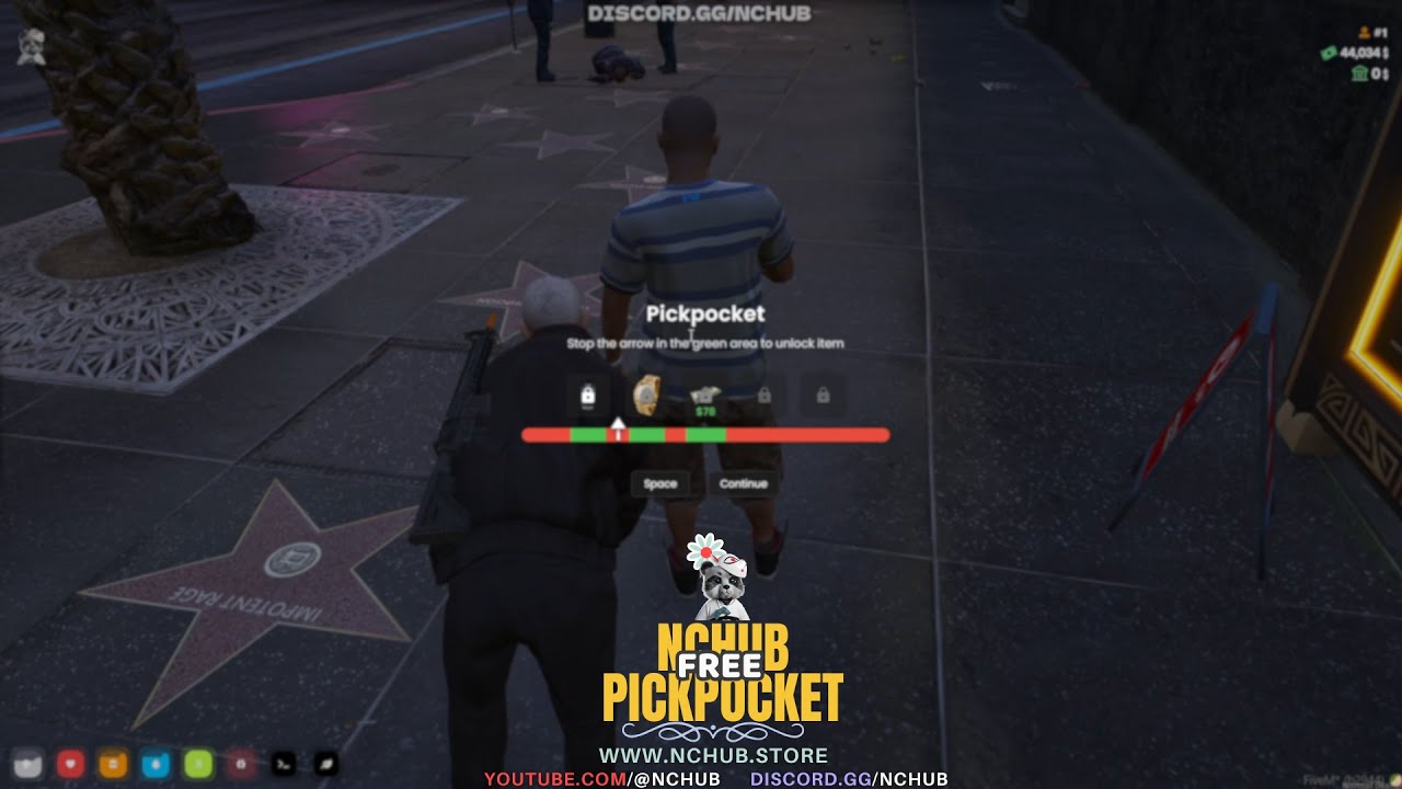 [QBCore / ESX] NCHub Pickpocket - FiveM Script - Schedule 1 Inspired ...