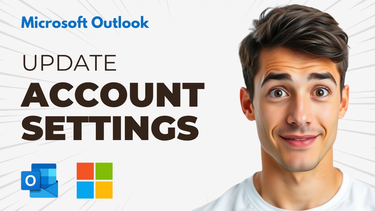 How to change (update) email account settings in Outlook (Easiest Way ...