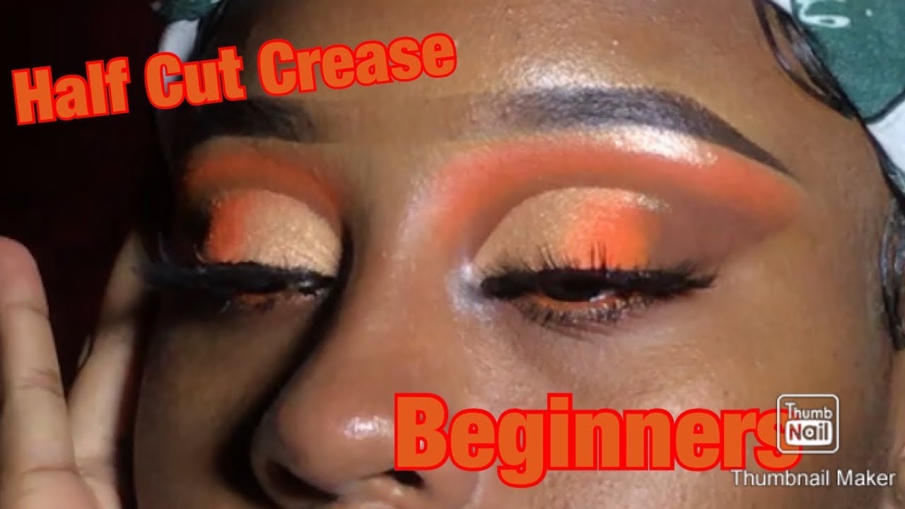 HOW TO DO A HALF CUT CREASE ️ ️ - YouTube