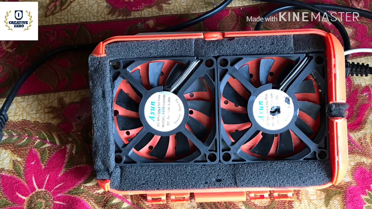 How to make mobile cooling pad with charging dock-iPhone cooling pad ...