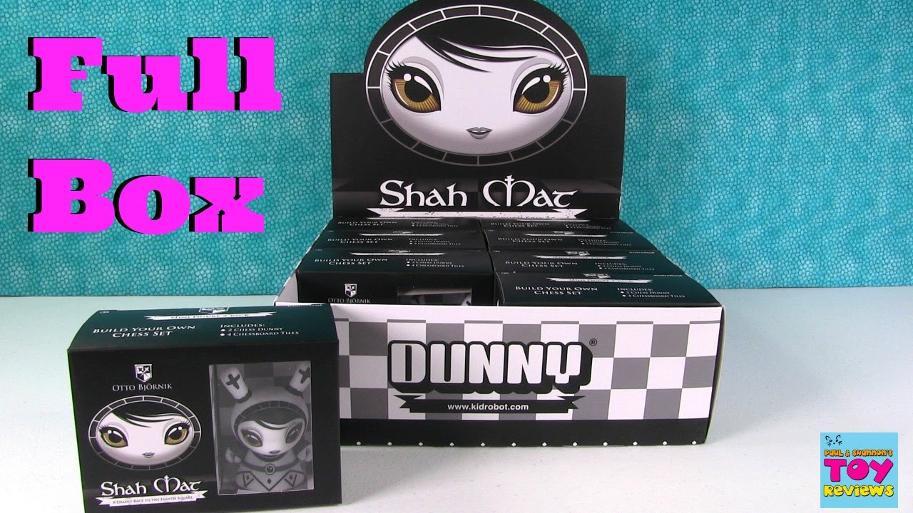 Shah Mat Dunny Full Box Chess Figures Kidrobot Blind Box Opening ...
