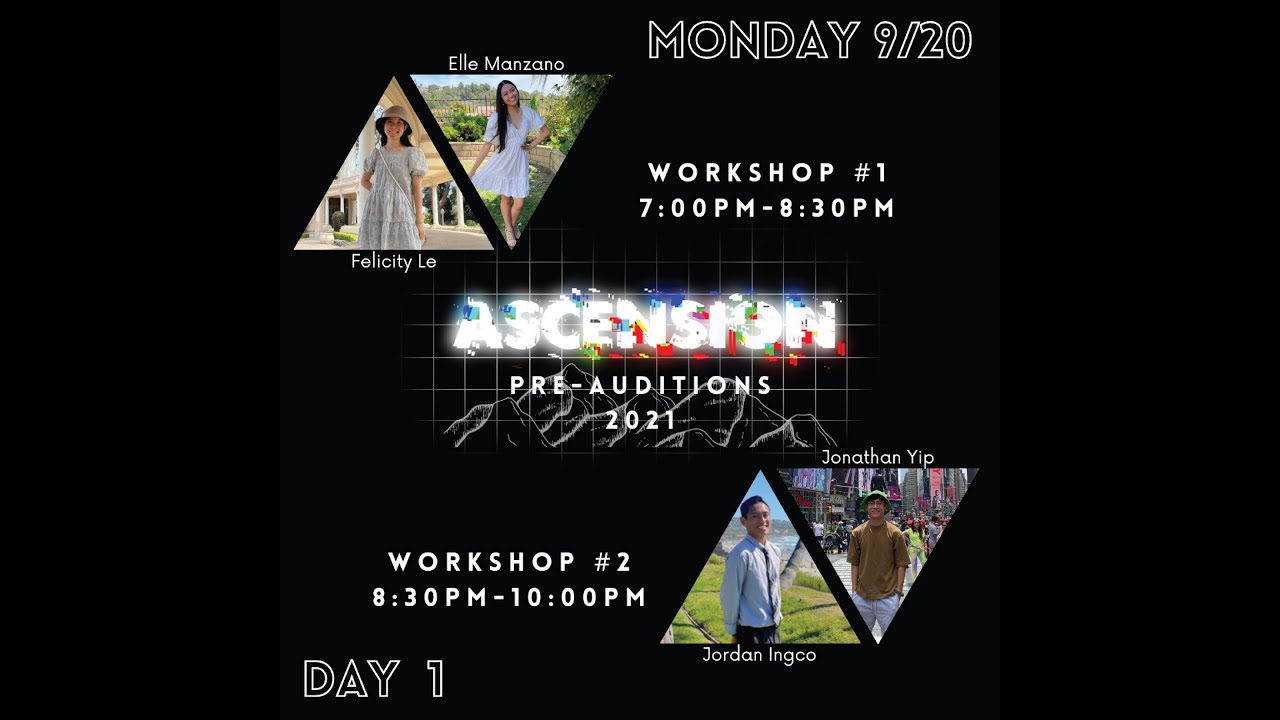 Ascension | Fall 2021 Pre-Audition Workshops | Jordan Ingco & Jonathan Yip - YouTube