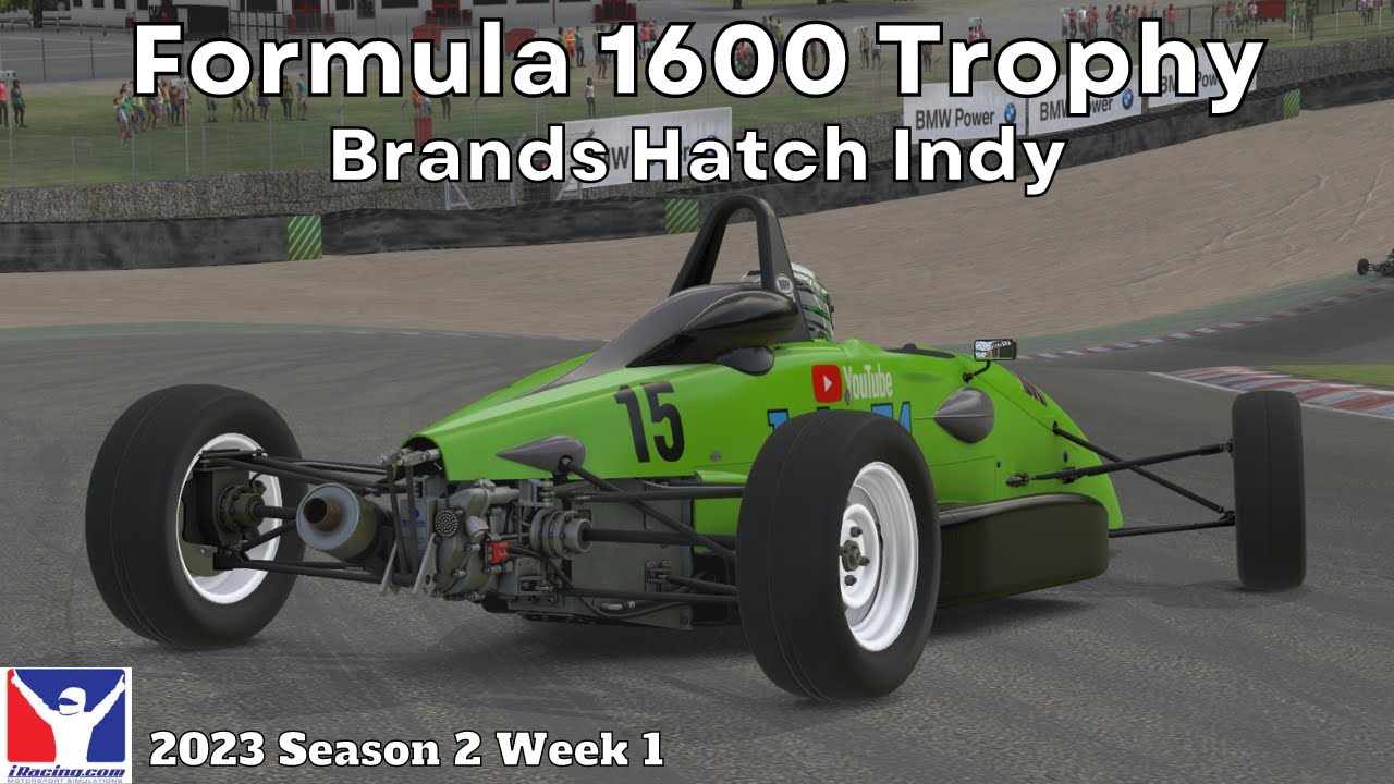 iRacing Formula 1600 Trophy Brands Hatch Indy - slightly different ...