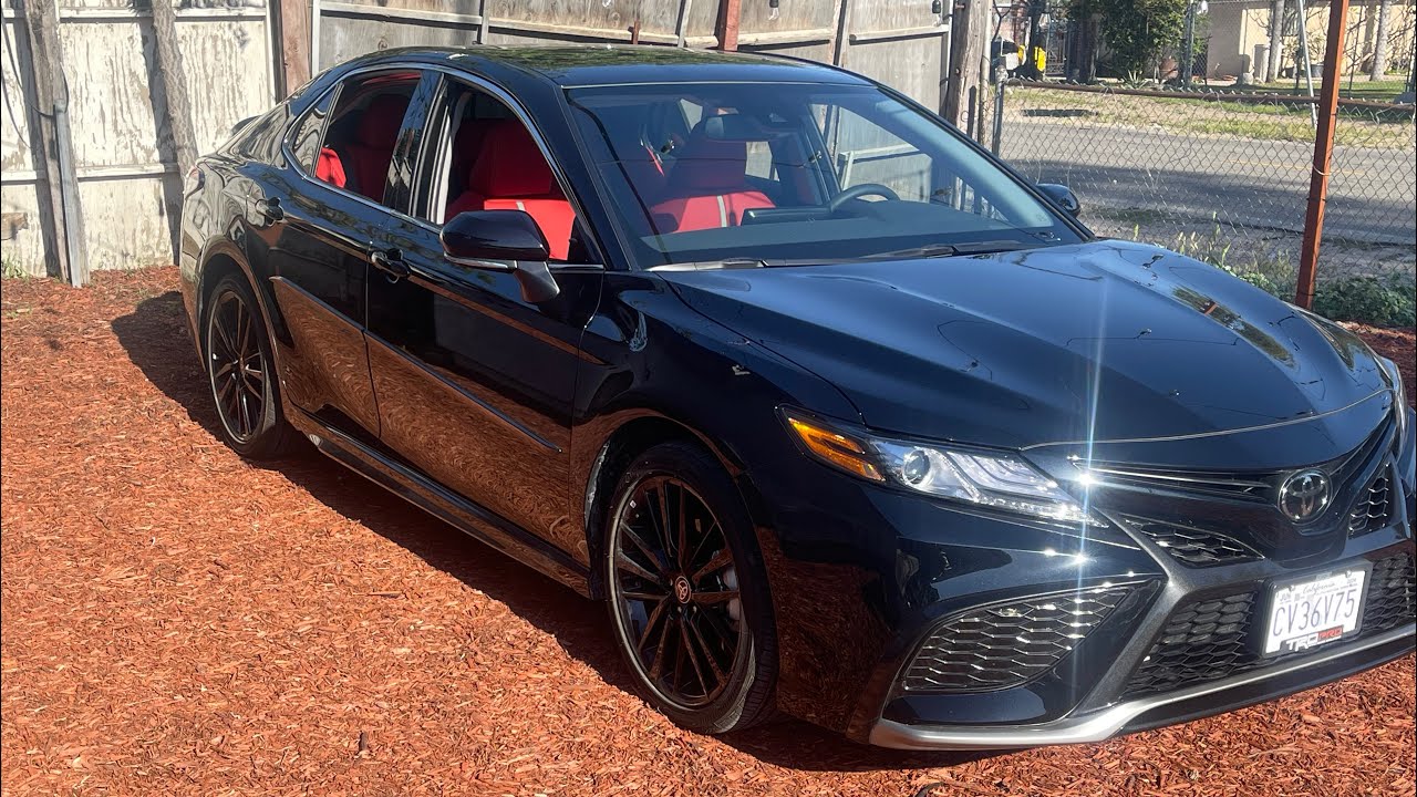 Upgraded to red leather on the 2024 8th gen Camry xse 😍🔥 - YouTube