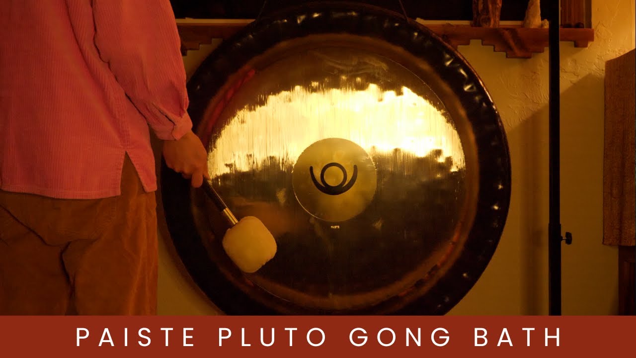 36" Paiste Pluto Gong | Cosmic Sounds For Deep Relaxation - YouTube