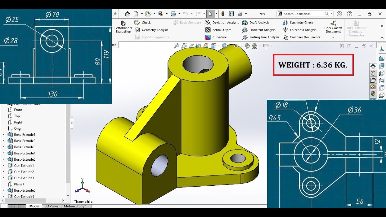 SolidWorks Tutorial for Engineering - YouTube
