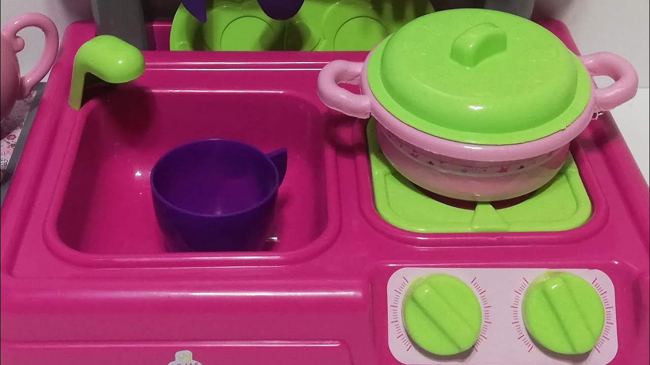 4 Minutes Satisfying with Unboxing Hello Kitty Sanrio Kitchen Set ...