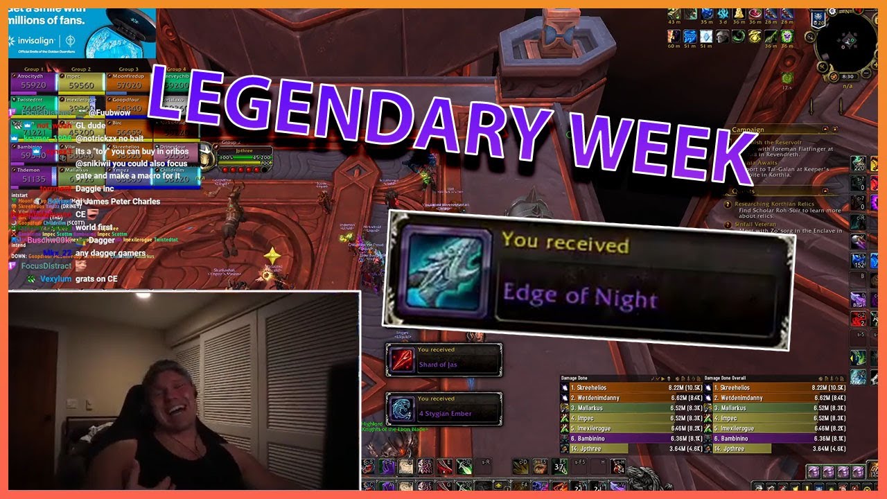 JPC GETS MYTHIC SYLVANAS DAGGERS(259) ON HIS ALT!! Daily WoW Highlights ...