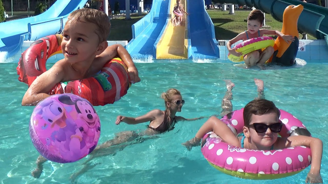 Playtime in the Pool Family Fun @Pools Thermal Center Splash Pad Kids ...