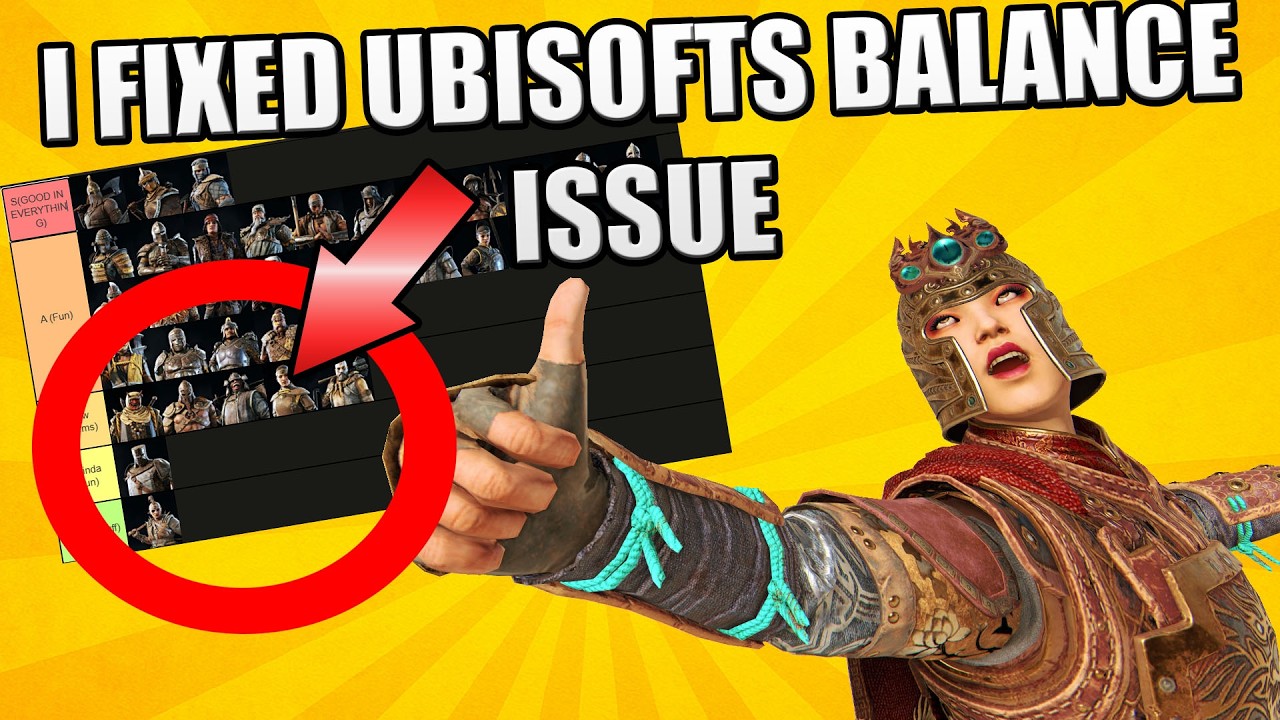 How I FIX the WORST BALANCE in For Honor – Low-Tier Heroes Reworked ...