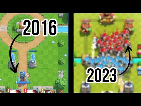 Evolution of Clash Royale! 2016 to 2023 - YouTube