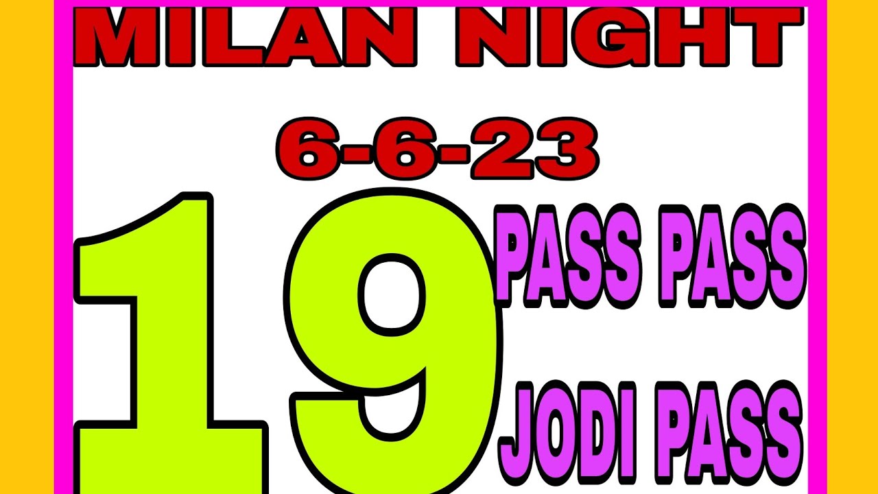 Milan night#milan night today6-6-23#milan night chart#milan night ...