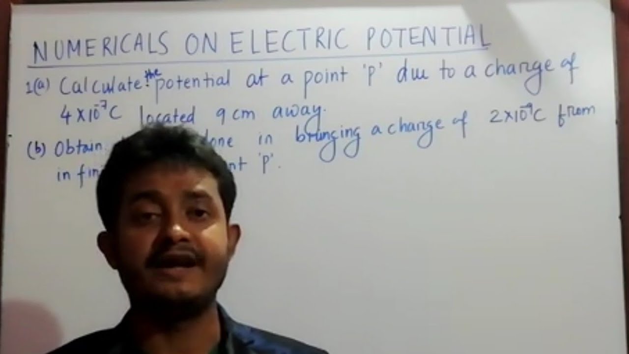 Electrostatic Potential : Numericals on Electric Potential : Lecture-03 - YouTube