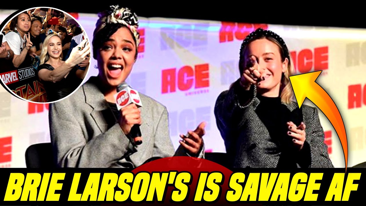 Brie Larson Is Savage Af! - YouTube
