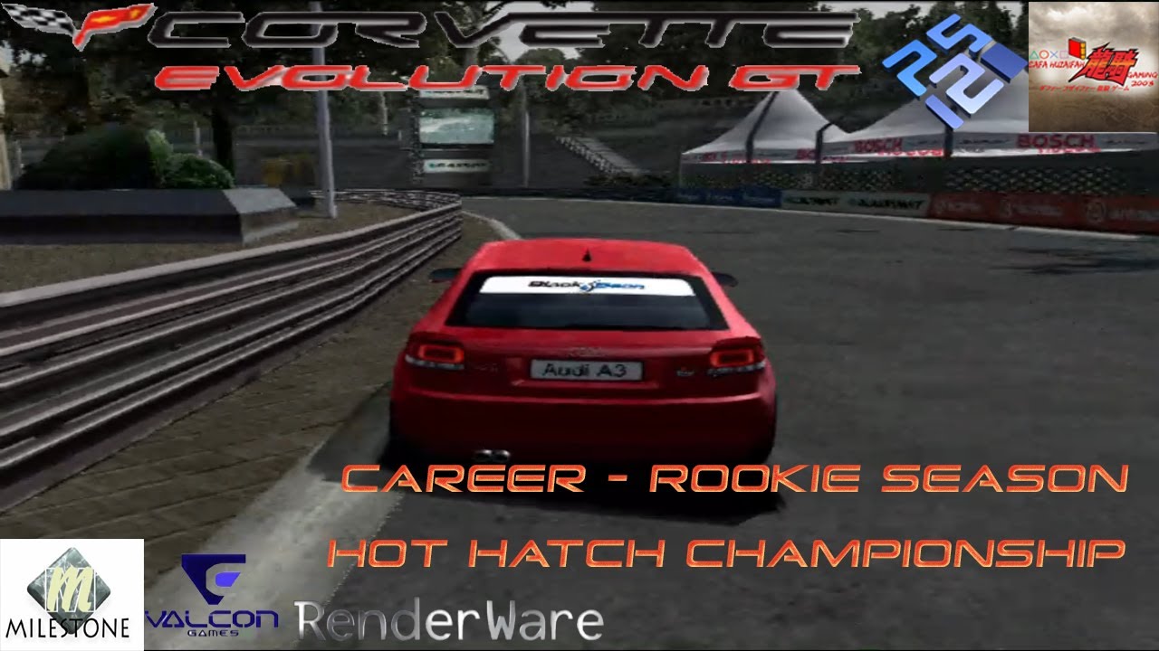 Corvette Evolution GT (PS2) - Career Mode - Rookie Season - Hot Hatch Championship - YouTube