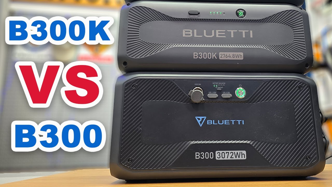 BLUETTI B300K vs B300 | Was hat sich verändert und wie werden sie ...