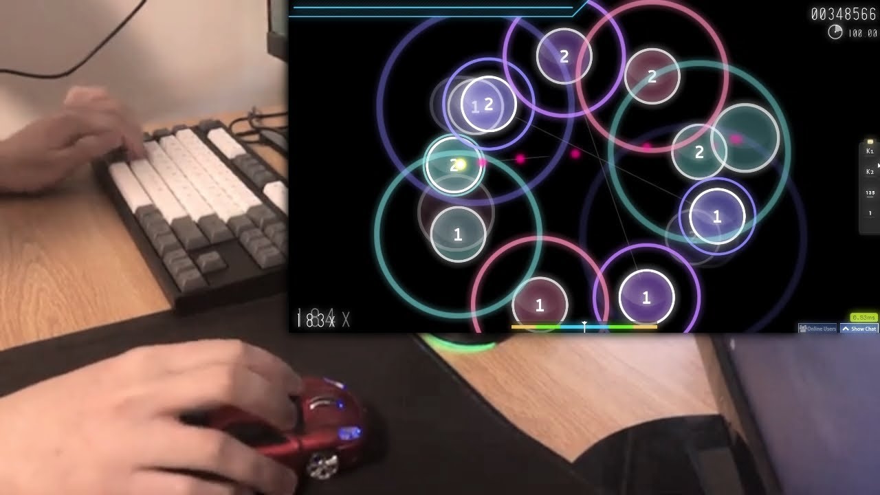 What 727 Hours of Mouse looks like in osu! - YouTube