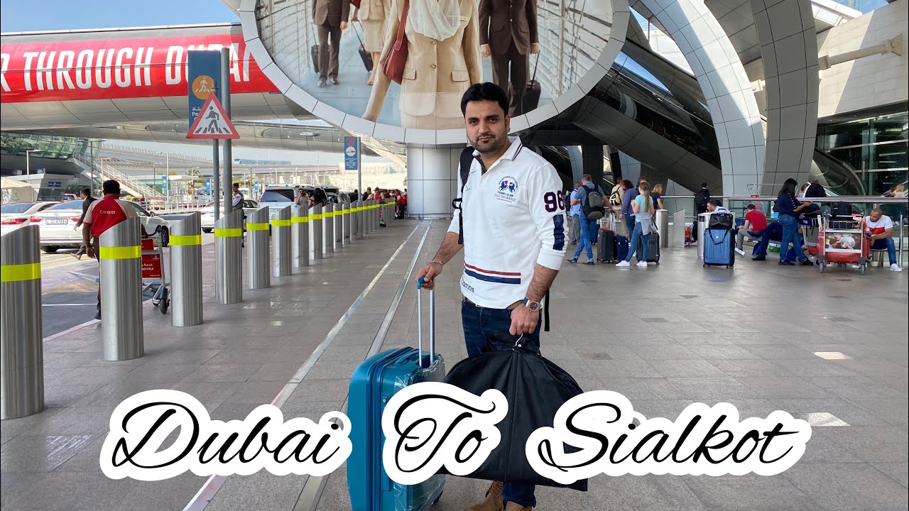 Emirates Ek618 #Ep110 Dubai 🇦🇪Sialkot 🇵🇰 Dubai international Airport ...