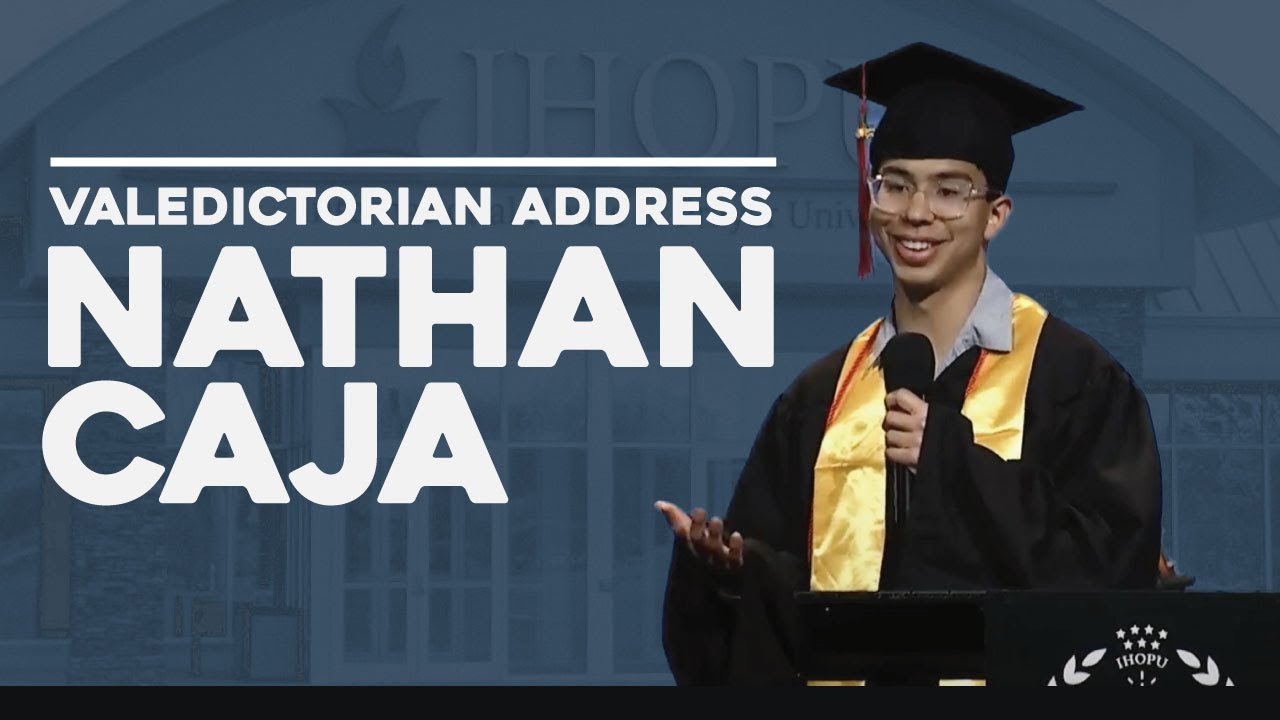Valedictorian Address - Nathan Caja | Class of 2023 - YouTube