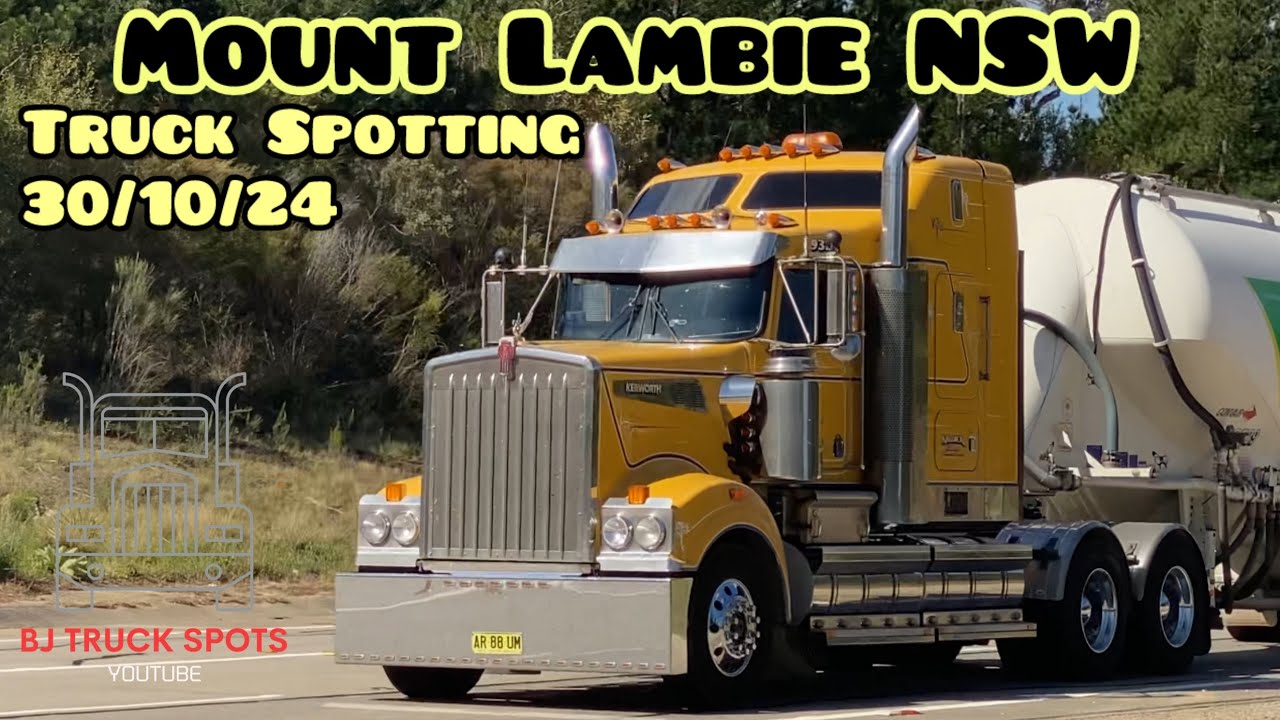 Mount Lambie NSW Truck Spotting 30/10/24 #truck #truckspotting - YouTube