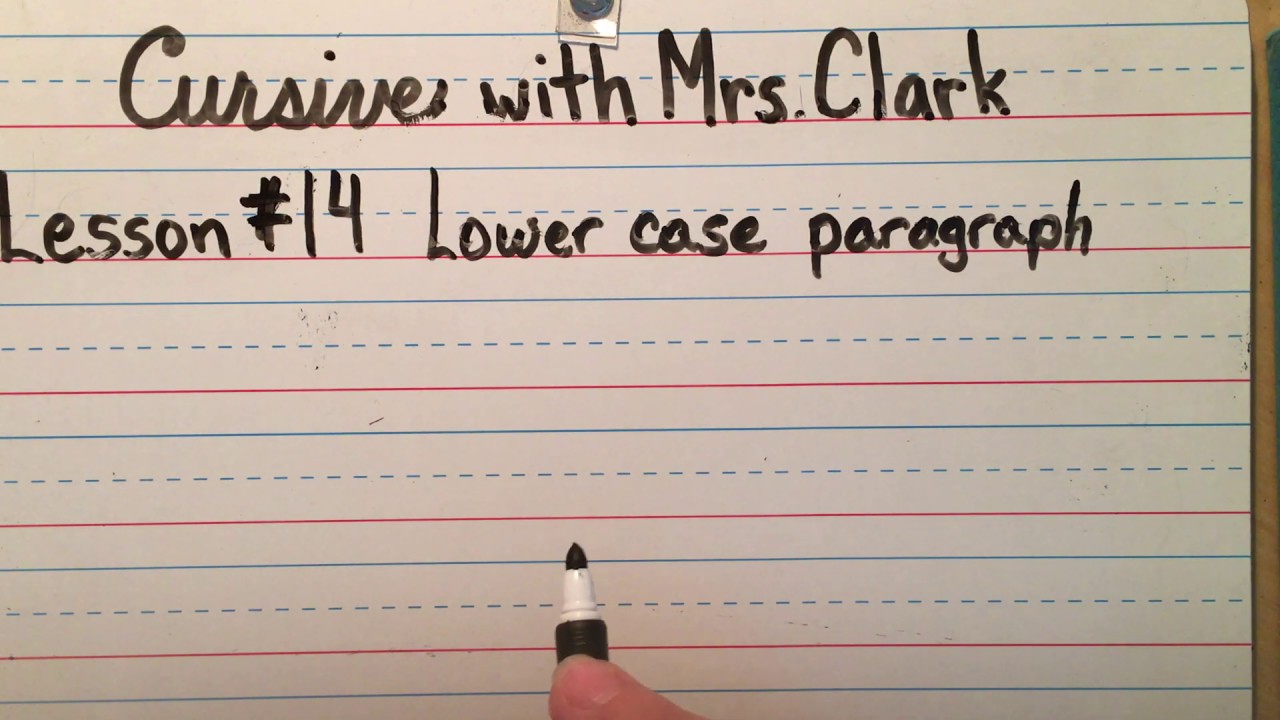 Lower Case Paragraph Using All 26 Letters! - YouTube