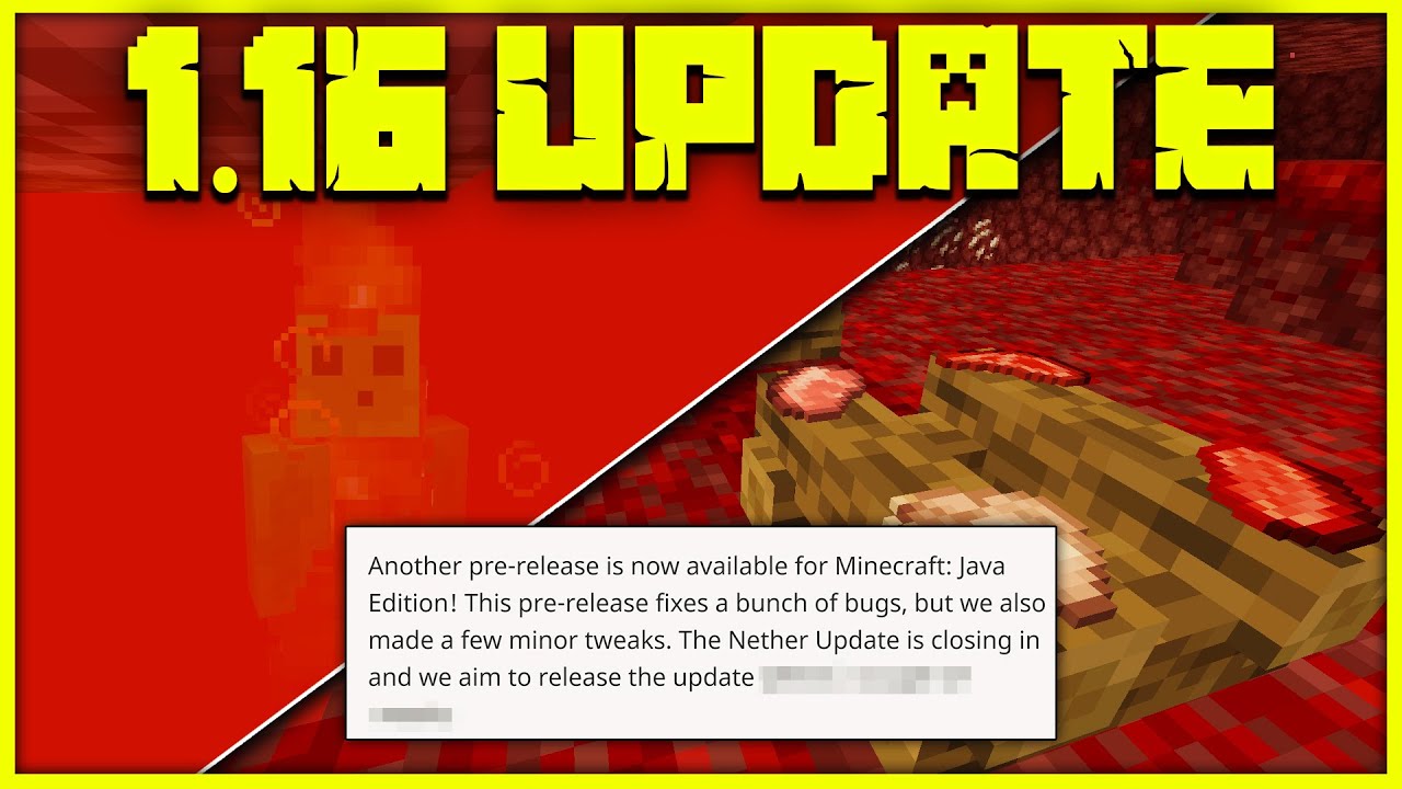 Pre Release 3 & Release Datum bestätigt! Minecraft 1.16 Nether Update ...
